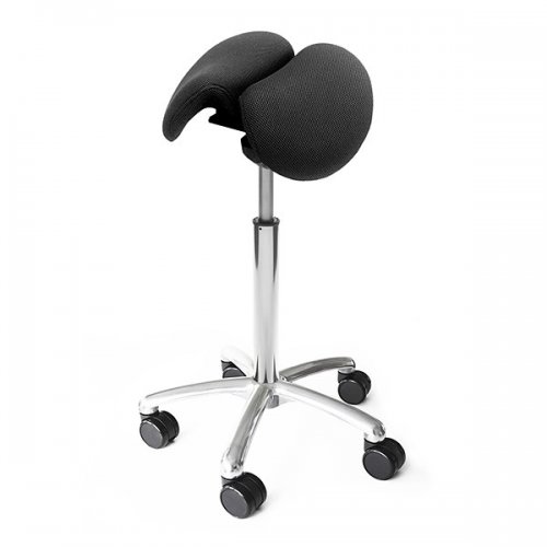 En ergonomisk sadelstol passar utmärkt både på arbetsplatsen och i ...
